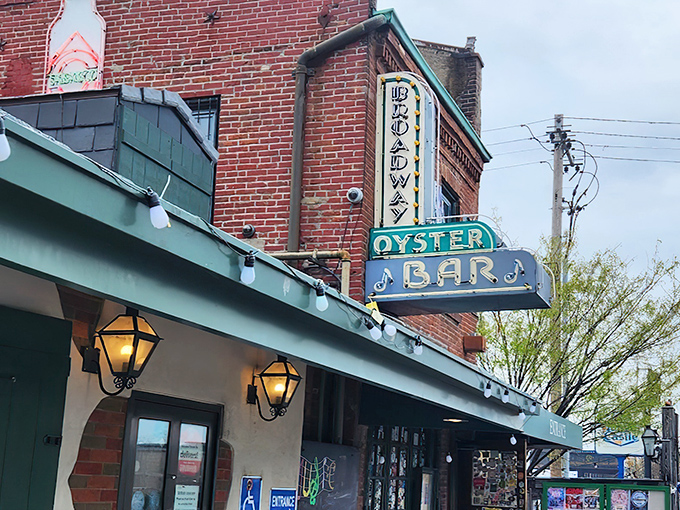The iconic sign beckons seafood lovers like a lighthouse for the culinary adventurous. Leave your pretensions at the door&mdash;literally.