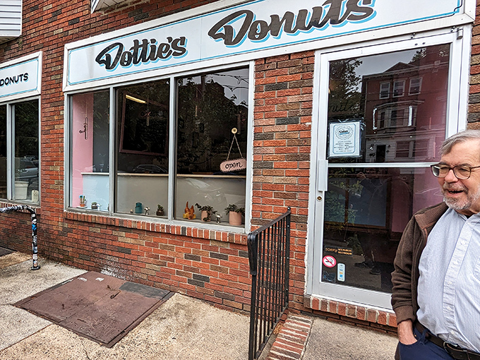 This brick beauty on Springfield Avenue whispers sweet promises of glazed perfection to every passerby.