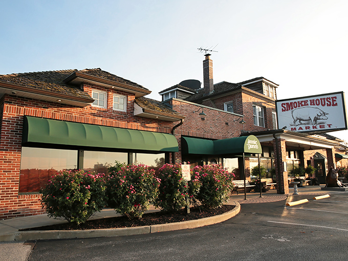 The unassuming brick exterior of Annie Gunn's proudly declares "GRATEFUL & THANKFUL" &ndash; a sentiment you'll share after experiencing what waits inside.