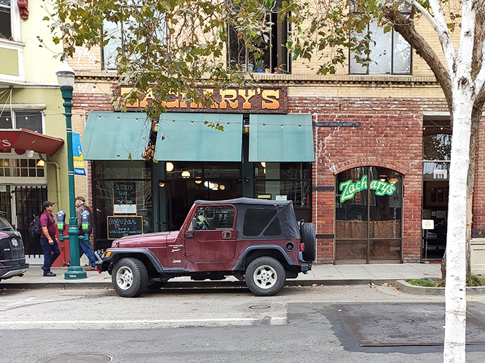 The brick facade and green awning of Zachary's might not scream "food paradise," but locals know this unassuming storefront houses breakfast magic worth the pilgrimage.