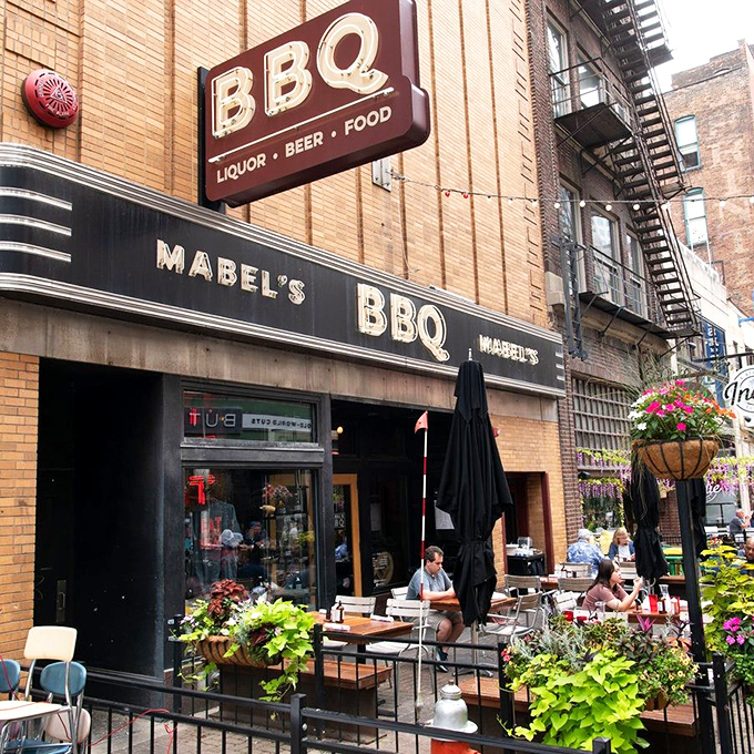 The brick fa&ccedil;ade of Mabel's BBQ beckons from East 4th Street like a smoky siren song. Cleveland's barbecue haven awaits behind those doors.