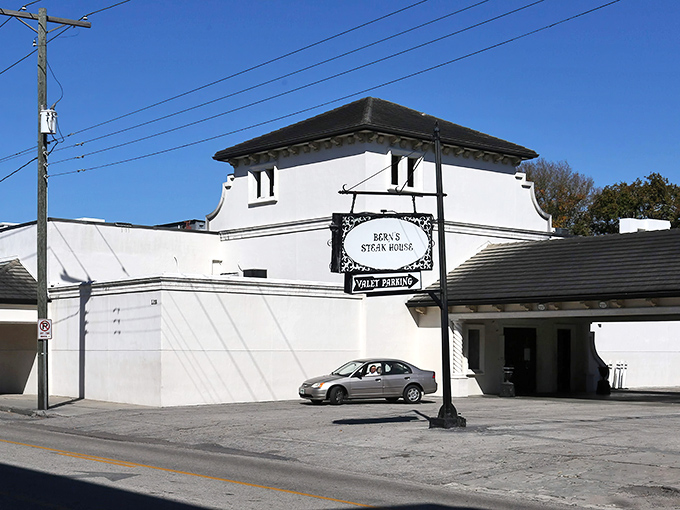 The unassuming exterior of Bern's belies the culinary wonderland within. Like finding Narnia in a closet, but with better steaks.
