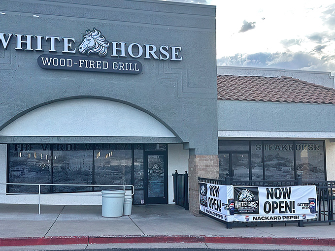 The unassuming exterior of White Horse Wood-Fired Grill might fool you, but trust me&mdash;culinary treasures await behind those modest doors.