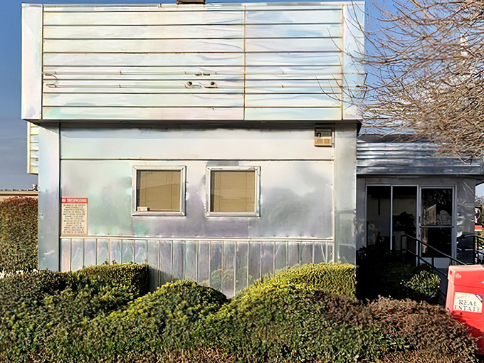 The classic chrome exterior of Dimples Diner stands like a time capsule in Visalia, promising nostalgic flavors and hospitality inside.