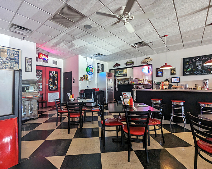 Step right into yesterday where chrome meets comfort and breakfast dreams come true daily.