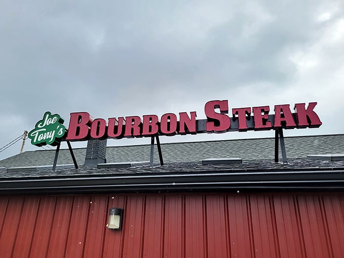 The unassuming red exterior of Joe Tony's might fool you, but locals know this barn-like building houses some of Ohio's most crave-worthy bourbon-infused delights.