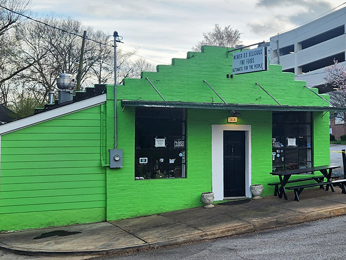 That brilliant green paint job isn't trying to hide &ndash; it's announcing something extraordinary awaits inside.