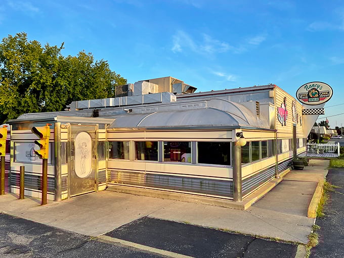 Classic Americana gleams in the Ohio sunshine. This isn't just a diner&mdash;it's a time machine with pancakes waiting at the destination.