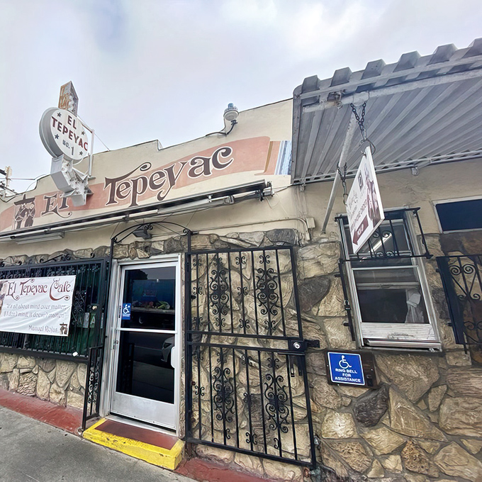 The unassuming stone facade of El Tepeyac Cafe stands like a culinary fortress in Boyle Heights, promising authentic Mexican treasures within those humble walls.