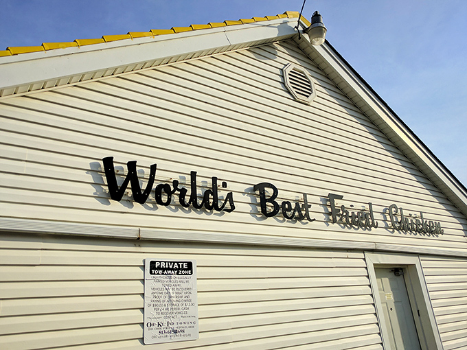 The bold proclamation on this white clapboard building isn't just confidence&mdash;it's a promise that generations of Cincinnatians know is kept daily.