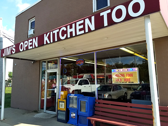 The unassuming exterior of Jim's Open Kitchen Too might not scream "culinary destination," but locals know this modest fa&ccedil;ade hides breakfast treasures worth traveling for.