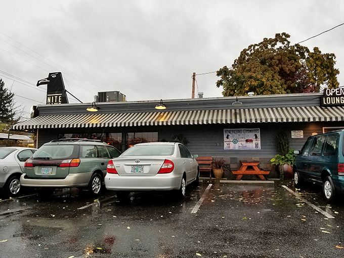 That iconic black hawk silhouette against the Portland sky isn't just a sign&mdash;it's a beacon calling hungry souls to comfort food paradise.