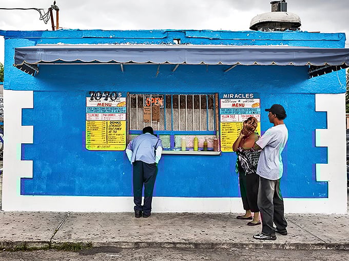 This humble spot might not win beauty contests, but the fritters inside could win Nobel Prizes.