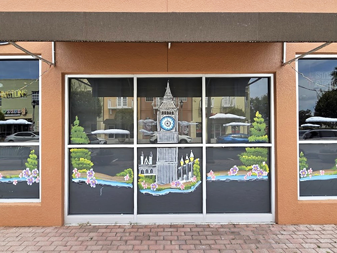 The bold red lettering beckons like a British town crier: "ENTER!" And who are we to argue with such cheerful commands?