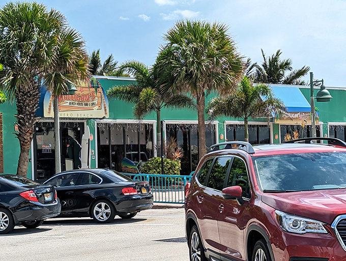 Welcome to paradise, where the palm trees wave hello and your diet waves goodbye.