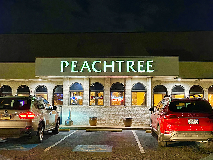 Your breakfast destiny awaits behind this unassuming storefront &ndash; no fancy signage needed when the food speaks volumes.