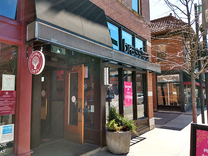 Brassica's sleek storefront in Columbus' Short North district beckons like a Mediterranean oasis amid the urban landscape. Modern meets traditional in perfect harmony.