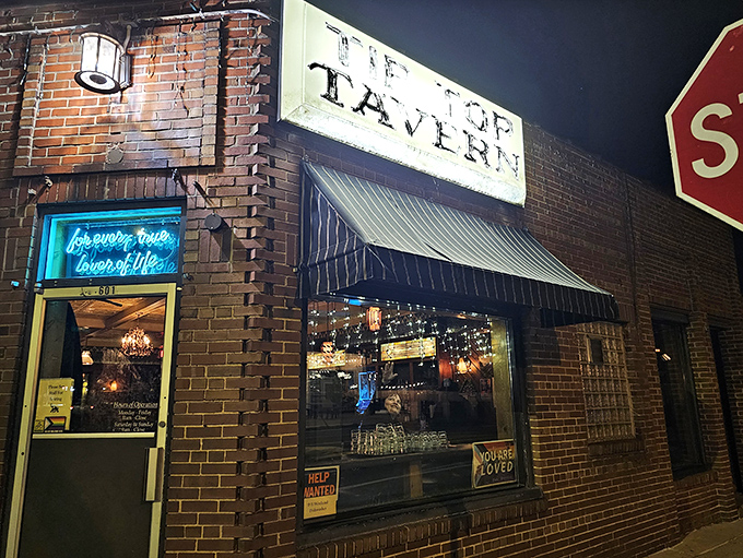 The neon sign promising "forever true, lover of life" isn't lying &ndash; Tip Top Tavern's modest brick exterior hides Madison's most authentic neighborhood gathering spot.