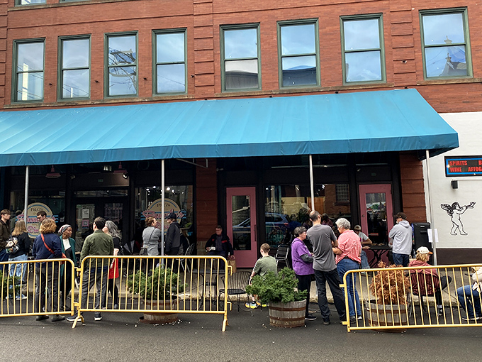 This unassuming Strip District gem proves that the best breakfast spots never need flashy exteriors.