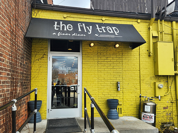 That corner spot on Woodward where breakfast dreams come true and parking karma actually works in your favor.