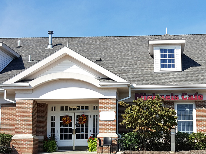 Those cheerful yellow tables aren't just furniture&mdash;they're your first clue that Michael's takes happiness as seriously as their sandwiches.