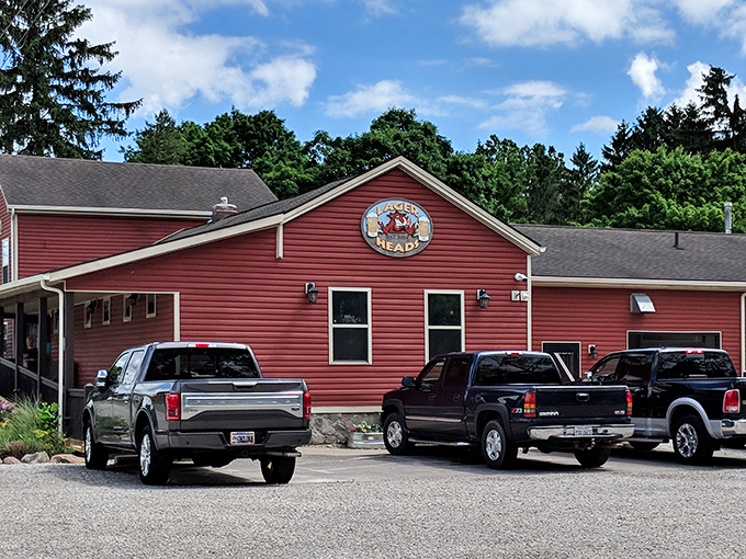 The unassuming red exterior of Lager Heads might fool you, but locals know this humble building houses smoky treasures worth traveling for.