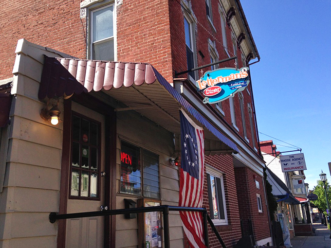 Downtown Kutztown's charm includes this local treasure where breakfast dreams come true daily.