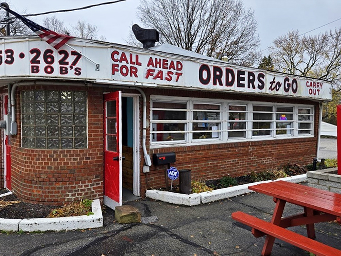 Time stands still at this brick diner with its vintage signage promising "FAST ORDERS to GO" &ndash; a promise they've kept since FDR was president.