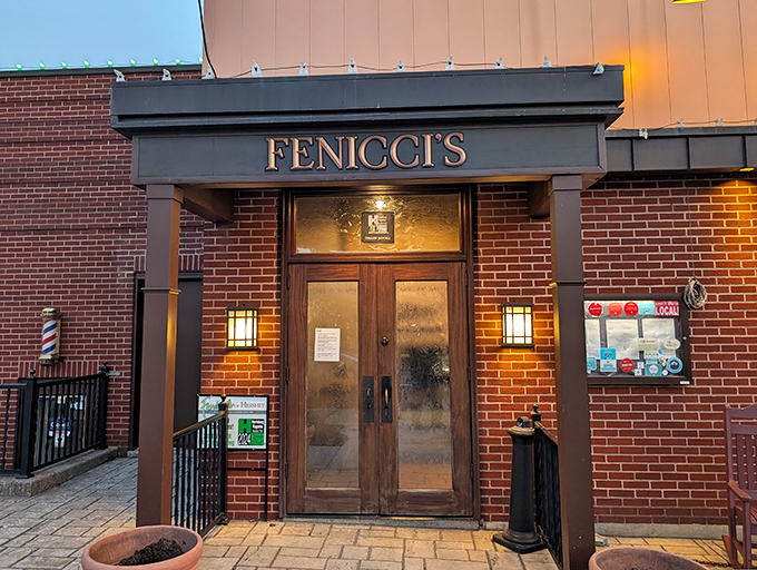 The unassuming brick fa&ccedil;ade of Fenicci's hides a culinary wonderland within. Like finding a secret Italian embassy in chocolate country.