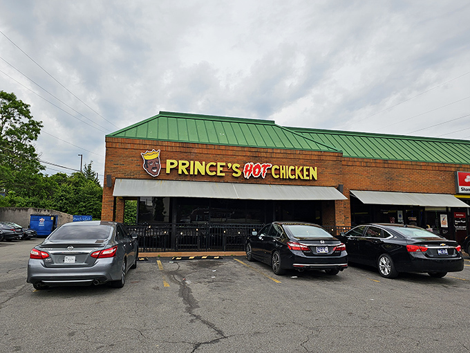 The green-roofed brick building on Nolensville Pike doesn't scream "culinary landmark," but Nashville natives know better. This unassuming exterior houses spicy treasures within.