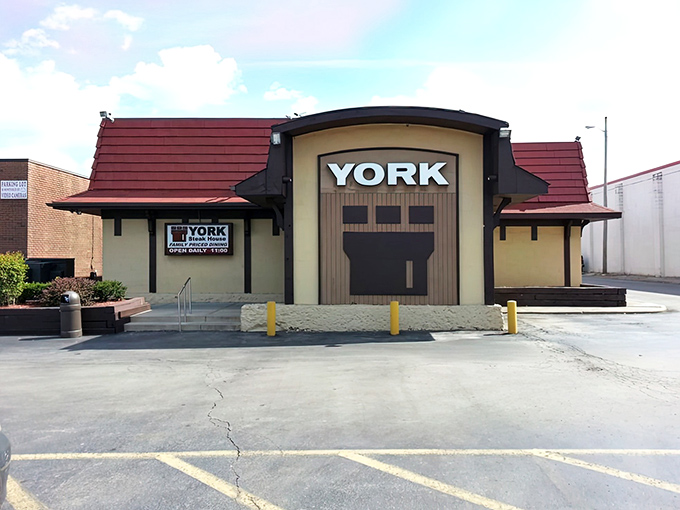 That unassuming entrance hides Columbus's best-kept steak secret&mdash;sometimes the greatest treasures wear the simplest disguises.