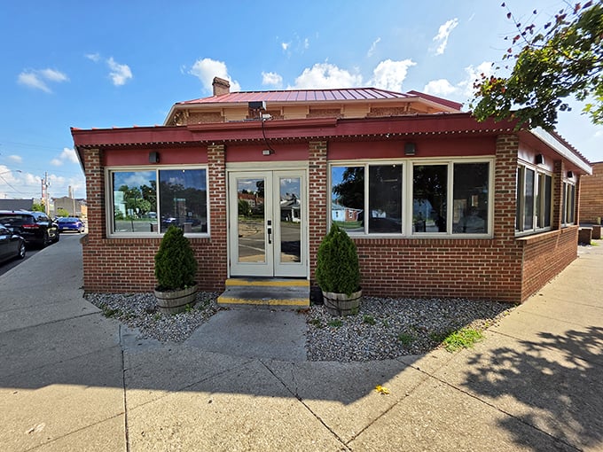 Don't judge this brick beauty by its humble cover &ndash; culinary magic awaits inside.