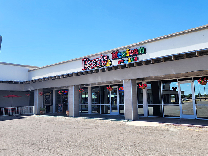 The unassuming storefront of Rosa's Mexican Grill proves once again that culinary treasures often hide in plain sight, waiting for adventurous eaters to discover them.