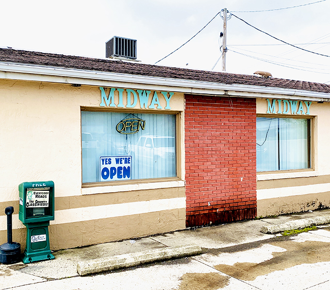 The unassuming exterior of Midway Restaurant in Kenton might not stop traffic, but locals know this modest building houses breakfast magic worth seeking out.