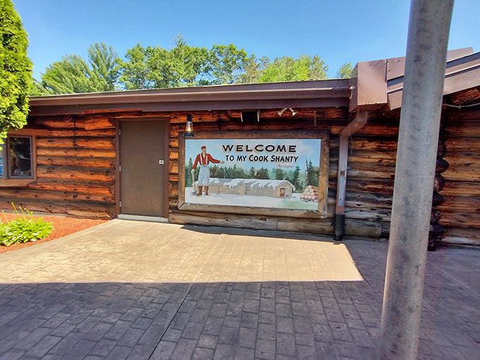 That sign isn't just advertising &ndash; it's a Wisconsin Dells landmark promising the kind of meal that requires a post-feast nap and zero regrets.