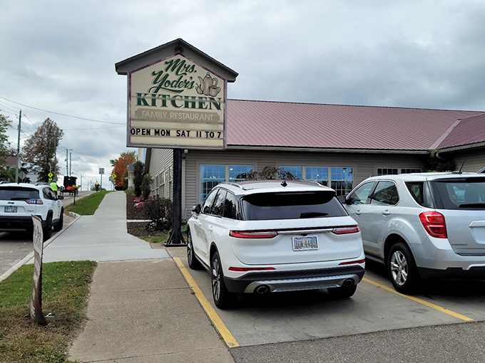 This unassuming exterior hides culinary treasures that would make your grandmother jealous of Mrs. Yoder's secrets.