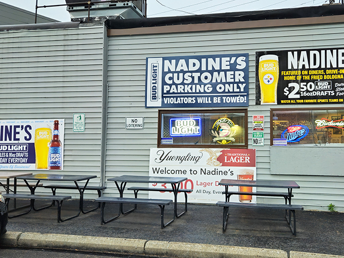 The unassuming exterior of Nadine's might not scream "culinary destination," but those picnic tables have witnessed more food epiphanies than most white-tablecloth establishments ever will.