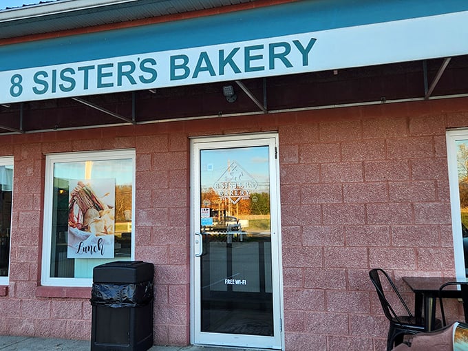 The pink exterior of 8 Sisters Bakery isn't just a building&mdash;it's a beacon of carb-laden hope on the Ohio horizon.