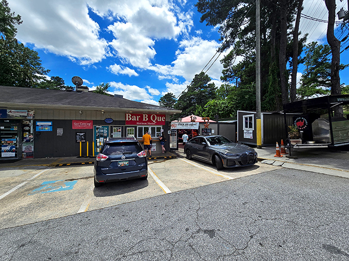 The unassuming exterior of Heirloom Market BBQ proves once again that the best food often hides in the most modest packages. Barbecue treasure hunting at its finest.