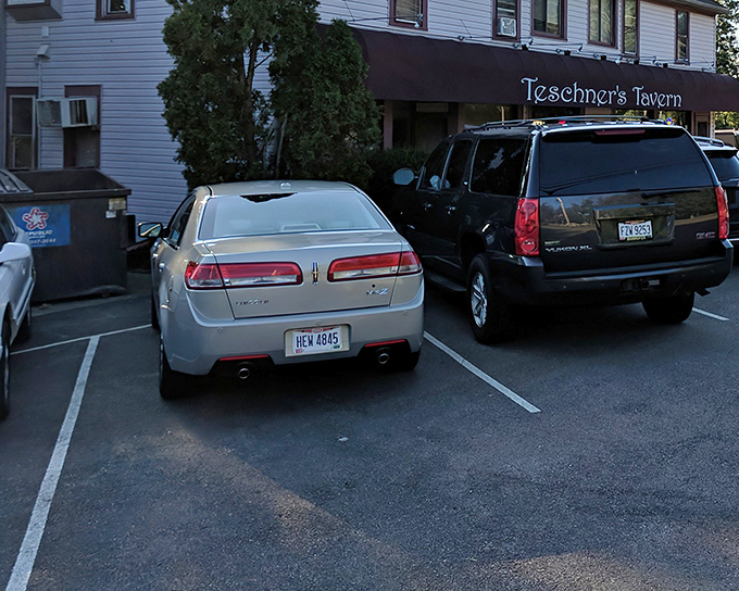 The burgundy awning and seasonal decorations of Teschner's Tavern welcome you like an old friend who's finally inviting you over for dinner.
