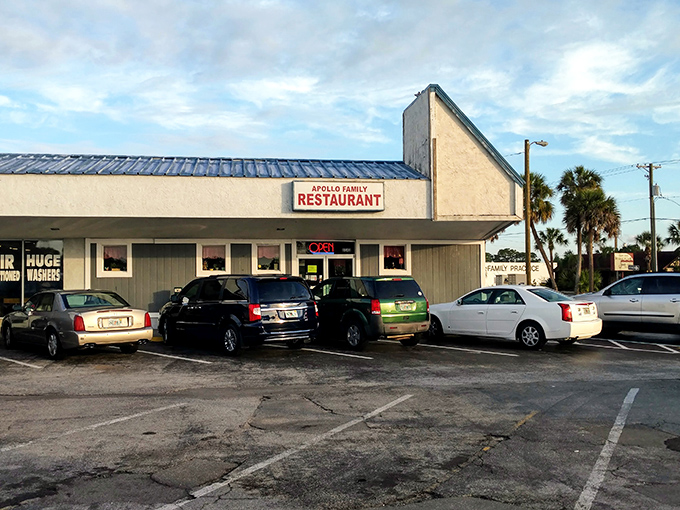The unassuming exterior of Apollo Beach Diner hides culinary treasures within. Like all great Florida finds, it's where the locals queue up before tourists discover it.