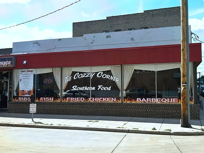 The unassuming exterior of Cozzy Corner might not stop traffic, but the aromas wafting from inside will stop you in your tracks.