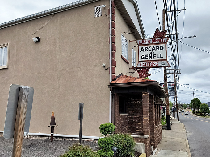 The unassuming exterior of Arcaro and Genell hides culinary treasures within. Since 1962, this Old Forge landmark has been serving up Italian-American classics that keep locals coming back.