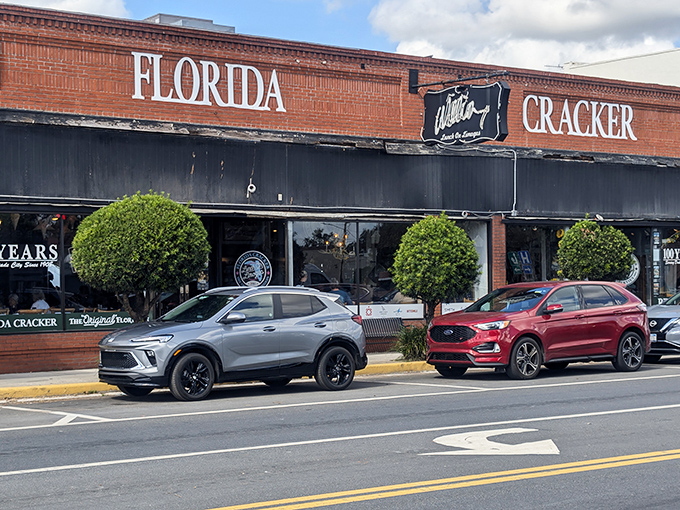 A century-old brick storefront that promises more flavor per square foot than most fancy restaurants three times its size.