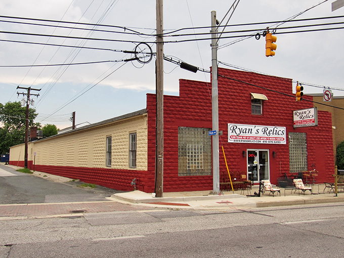 The unassuming exterior of Ryan's Relics belies the wonderland within &ndash; like finding a treasure map disguised as a grocery list.