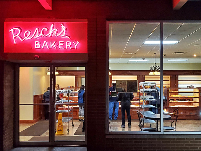 The unassuming brick exterior of Resch's Bakery hides a wonderland of pastry treasures that Columbus locals have cherished for generations.