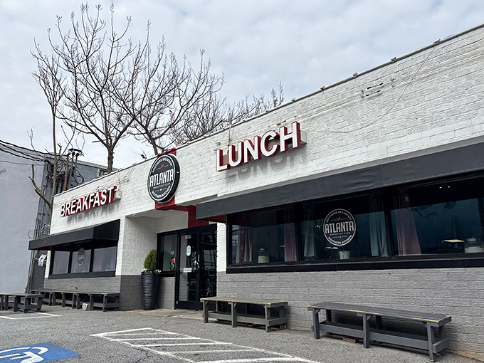 The unassuming white brick exterior hides culinary treasures within &ndash; like finding a diamond in a very delicious rough.