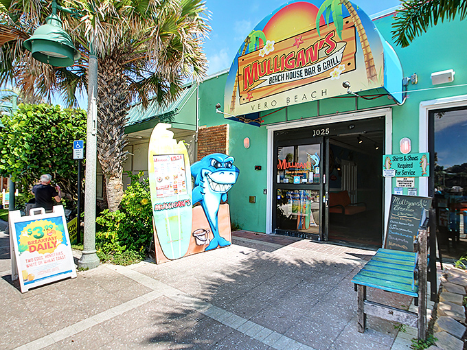 Welcome to paradise, where the palm trees wave hello and your diet waves goodbye.