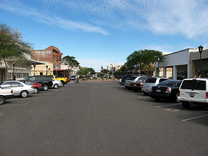 Downtown Yuma offers that rare combination of ample parking and small-town charm, where your Social Security check stretches further than your patience in big cities.