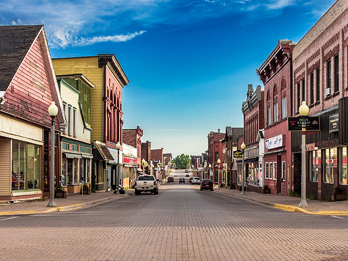 Fifth Street in Calumet looks like a movie set where time decided to take a leisurely stroll through the early 1900s, minus the horse manure and plus the Honda Civics.